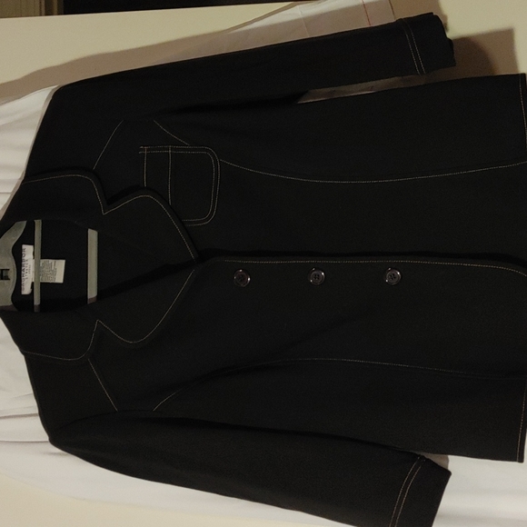 Sag Harbor | Jackets & Coats | Sag Harbor Jacket With Brown Piping ...